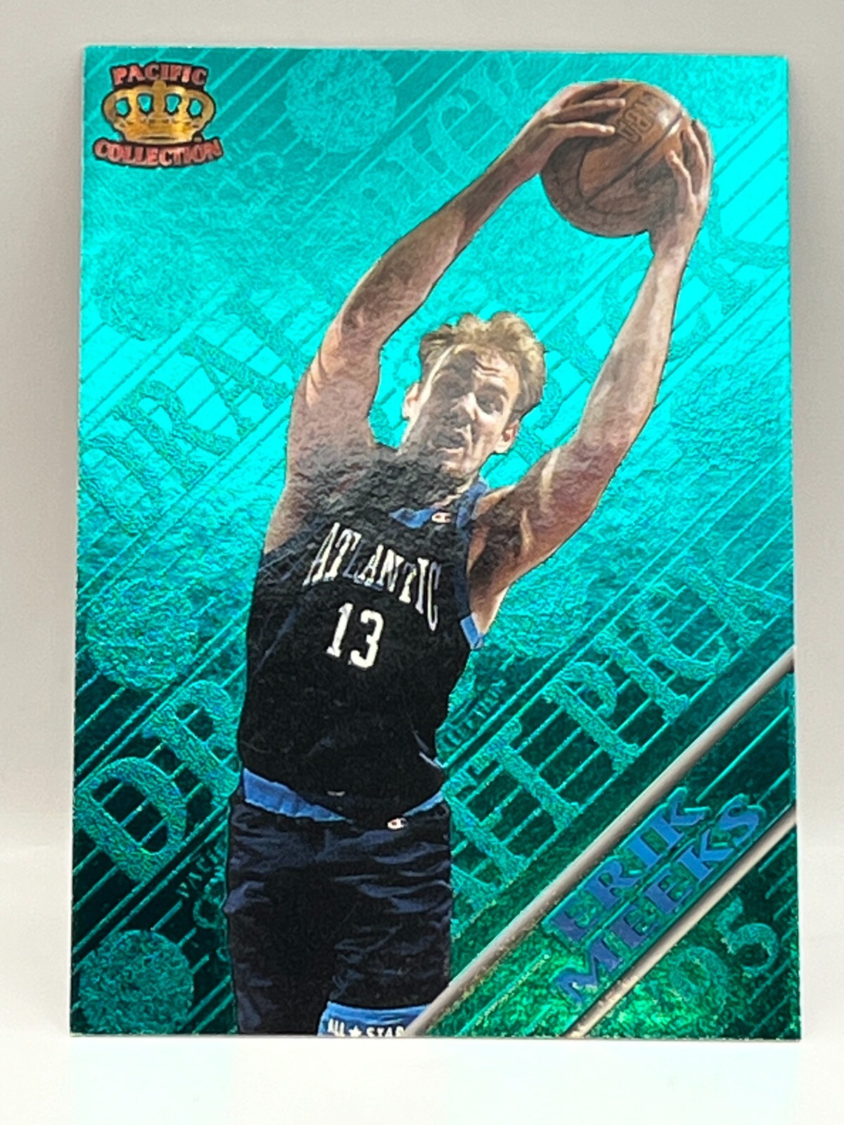 1995 Pacific Crown Collection Basketball Card #37 Erik Meek - Blue ...