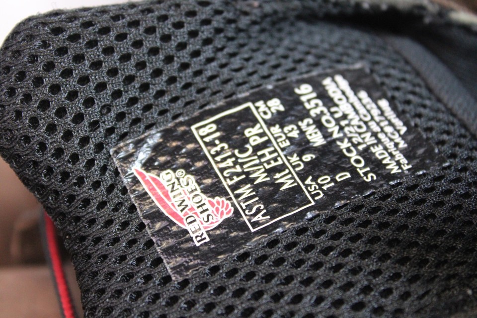 Red Wing Boots, King Toe ADC Stock #3516, Size 10 D. Work Lace Up | eBay