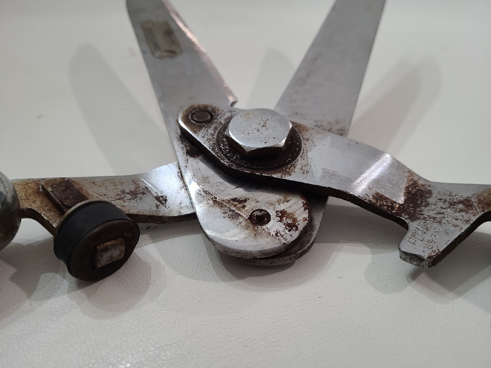 Vintage Craftsman Wood Handle Hedge Trimmer Shears Clippers Garden Hand ...