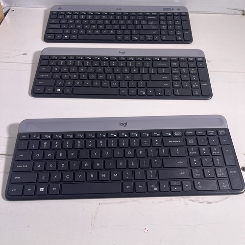 LOT OF 3X AS-IS, UNTESTED Logitech K470 Wireless Keyboard (YR0075) NO ...