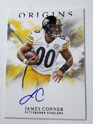 James Conner 2017 Panini Origins Rookie Auto #RA-JC RC card Pittsburgh ...