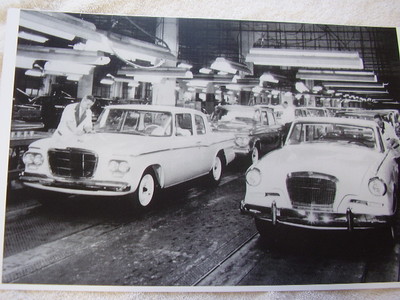 1962 STUDEBAKER ASSEMBLY LINE LARK AN HAWK 11 X 17 PHOTO / PICTURE | eBay