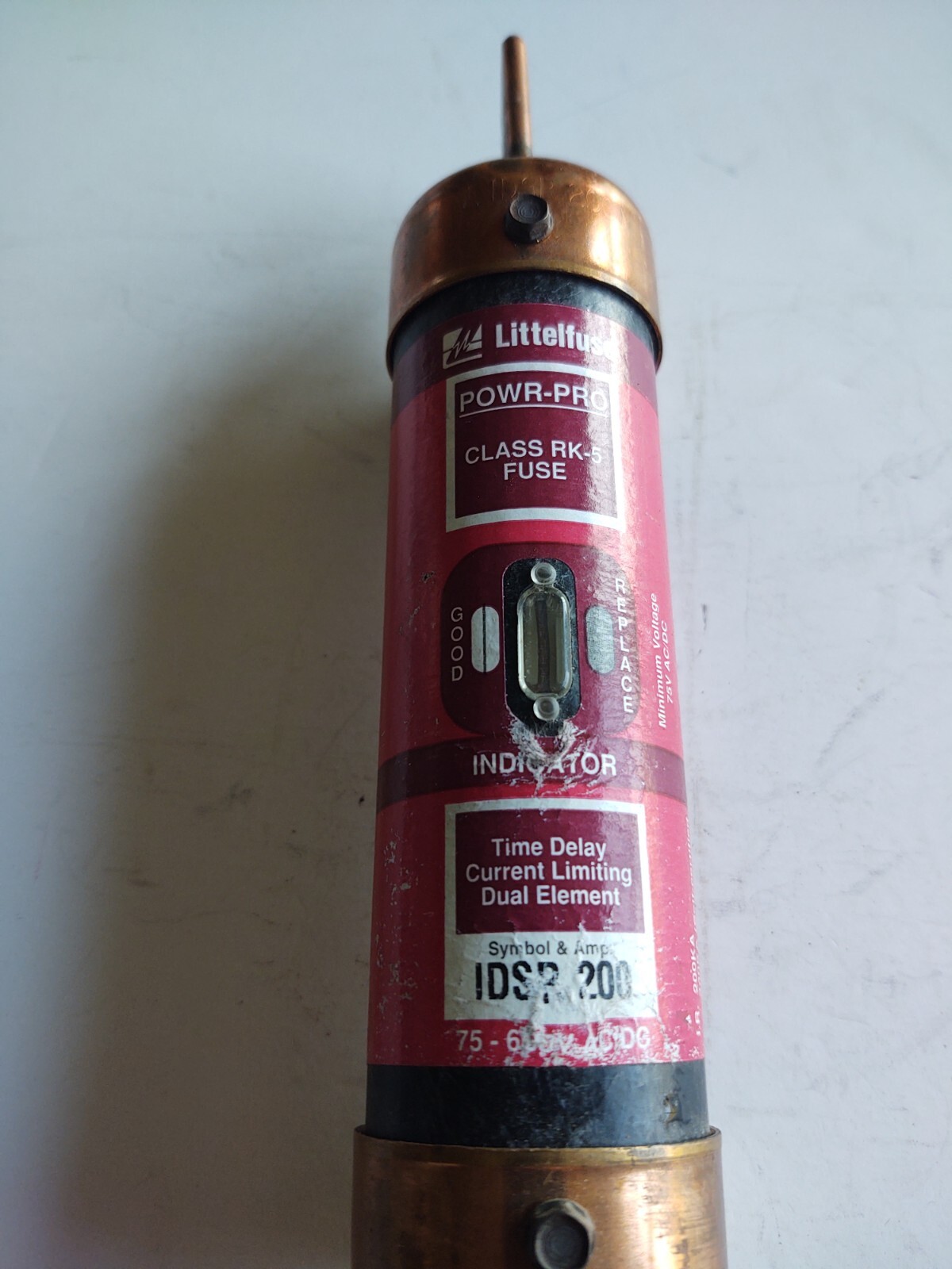 Littelfuse IDSR 200 Indicator Amp Fuse Indicator 600v for sale online ...