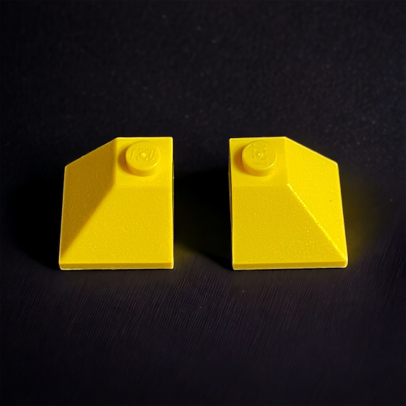 lot of 2 yellow Lego Friends parts - 2X2 special bricks- combined ship ...