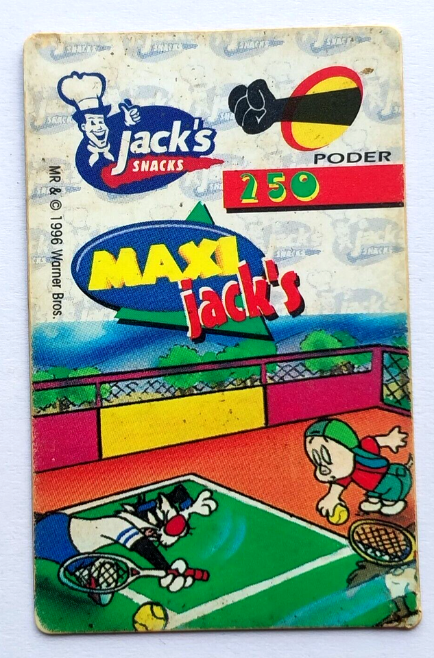 1996 MINI CARD Maxi Jack's Snacks COLOMBIA LOONEY TUNES #040A MARC ...