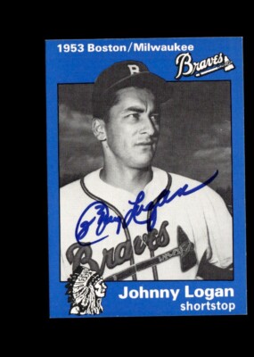 Johnny Logan 1983 Fritsch '53 Boston/Milwaukee Braves authentic ...