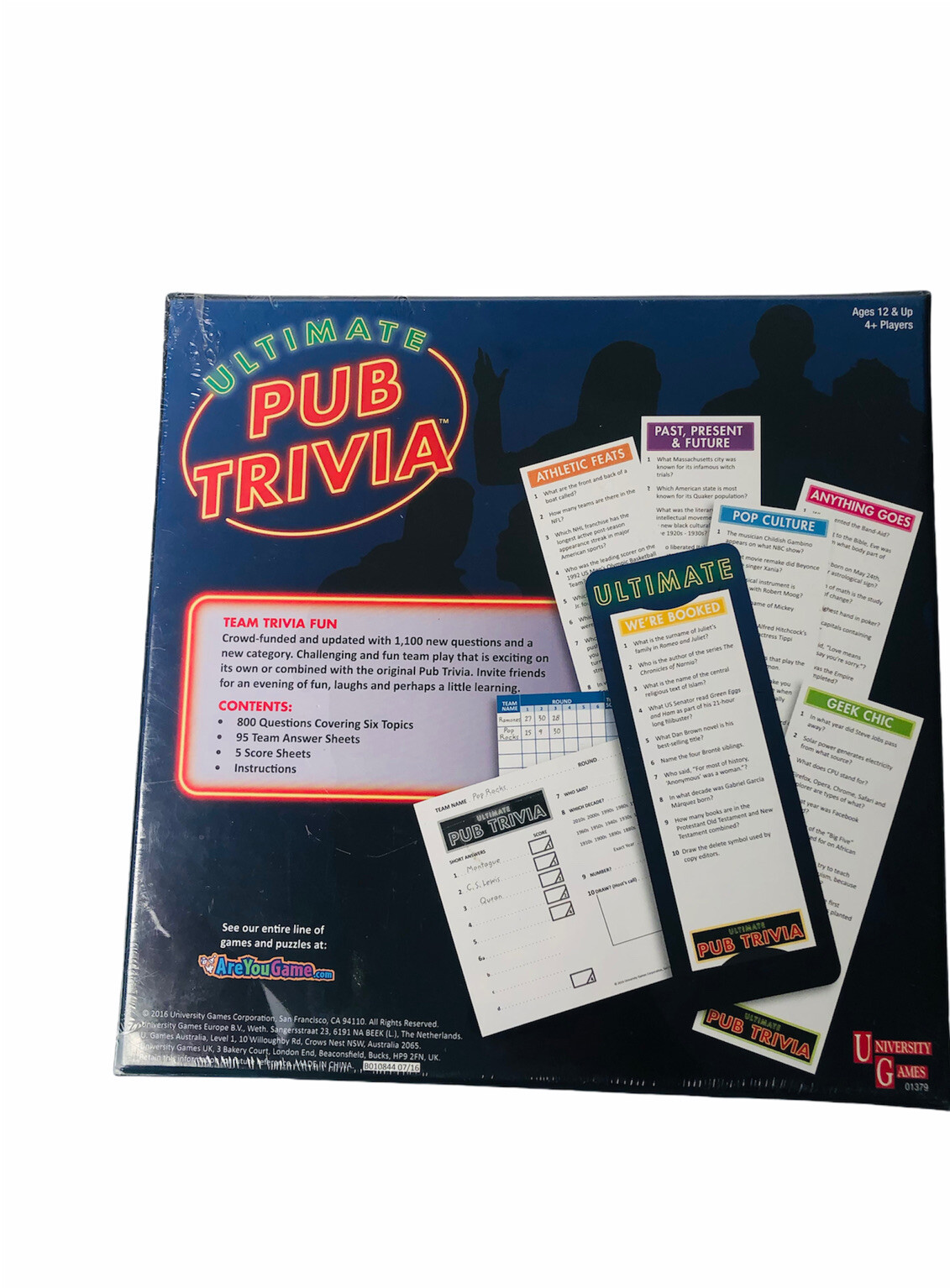 Ultimate Pub Trivia Board Game. Original Team Trivia Game - Bar Party ...