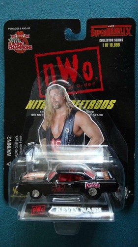 Racing Champions NWO WCW Wrestling Nitro Streetrods Car Kevin Nash New ...