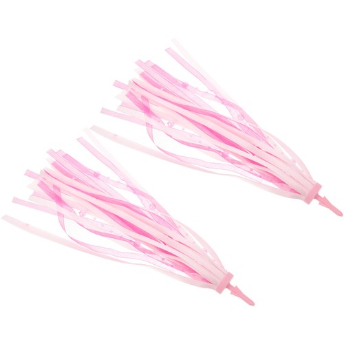 Handlebar Ribbon Bike Streamers Child Girls Bicycle Colored Decoration ...