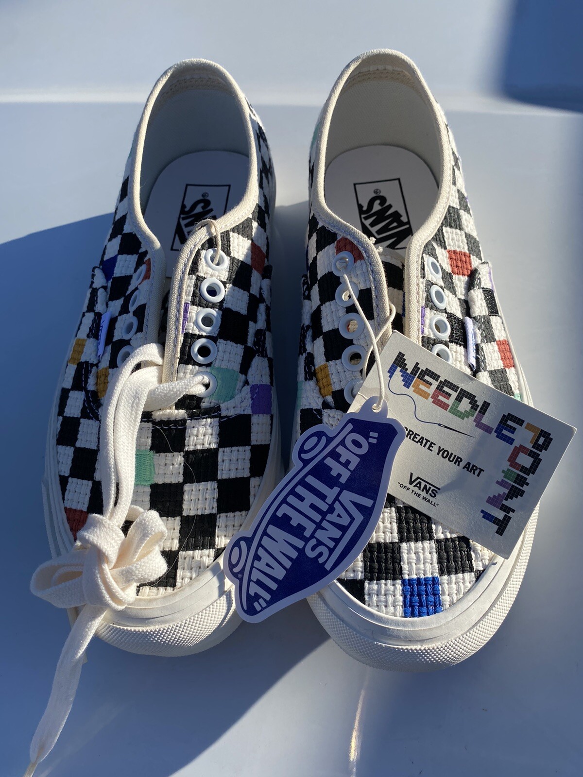 Vans Authentic 44 Dx Men 7.5 Women 9 vn0a54f29gl / Needlepoint Original ...