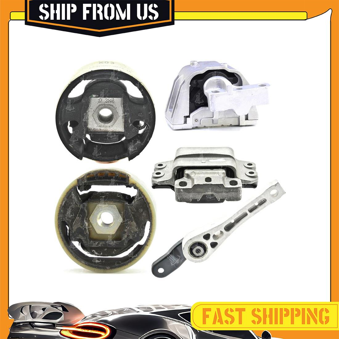 Engine & Transmission Mounts set of 5PCS For Volkswagen Passat 2014 ...