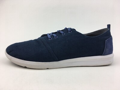 TOMS Del Rey Lace Up Sneakers Men's - Size 13, Navy Burlap 2404 | eBay