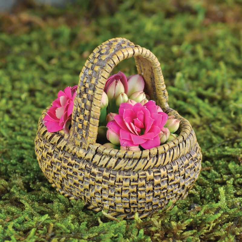 Market Basket for Miniature Fairy Hobbit Gnome Garden GO 16820 LG | eBay