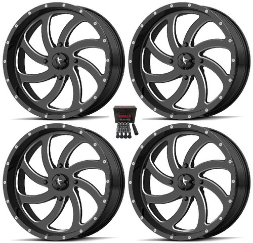 MSA M36 Switch ATV Wheels/Rims Milled 20" Sportsman 550 850 1000 | eBay