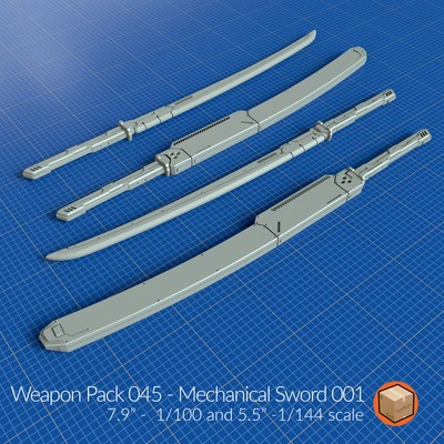 Mechanical Sword 01 Custom Weapons Pack | eBay