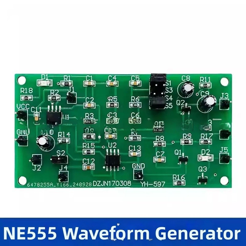 NE555 Timer Waveform Generator Electronic DIY Kit for Learning Circuits ...
