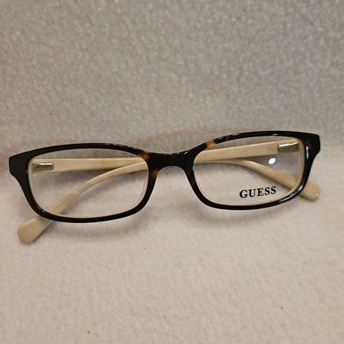 Guess Eyeglasses Frames GU2292 TOCRM Tortoise Cream Rectangle 50-17-135 ...