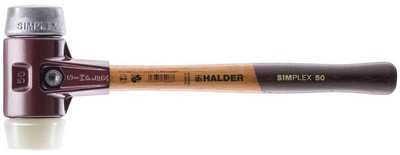 Halder 3089.040 SIMPLEX-Schonhammermit Stahlgussgehäuse und Holzstiel,Ø 40 | eBay.de