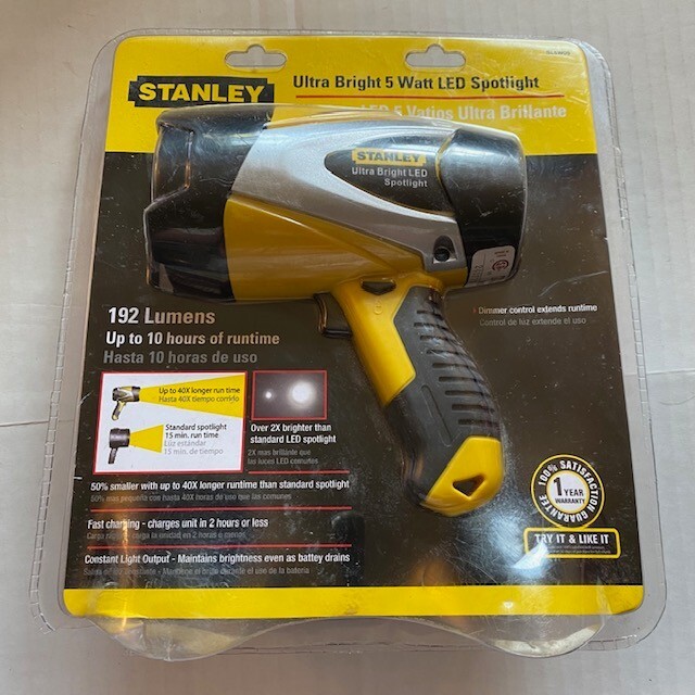 Stanley Handheld Flashlights SL5W09 5 Watt LED Spotlight for sale ...