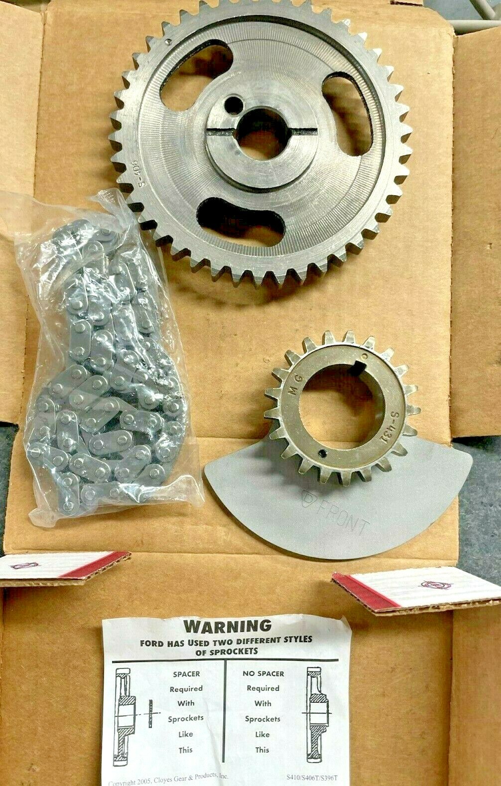 1963-1967 Ford Mustang Shelby 289 HIPO Timing Chain Set & Crankshaft ...