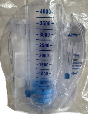 New In Package Manual Volumetric Incentive Spirometer 4000ml Airlife ...