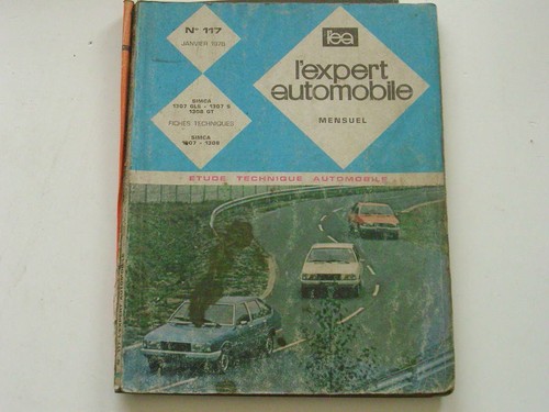 RTA EXPERT AUTO SIMCA CHRYSLER TALBOT 1307 GLS S 1308 GT | eBay