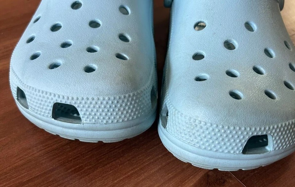 Crocs Classic Clogs Sky Blue/Light Blue/ Baby Blue/ Shoes Women Size 9 ...