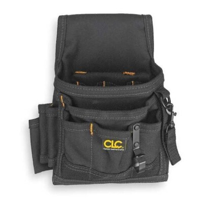 Clc Work Gear 1503 Tool Pouch, Tool Pouch, Black, Polyester, 9 Pockets ...