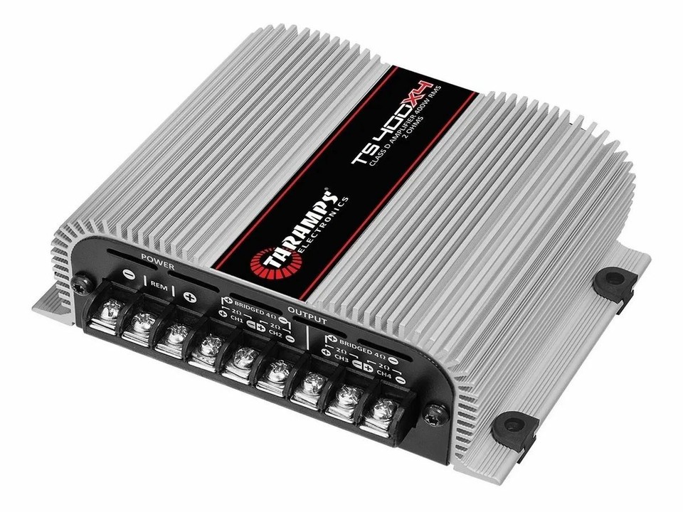 Taramps TS 400X4 Amplifier 2 Ohms 4 Channel 400 W Full Range Amp Car ...