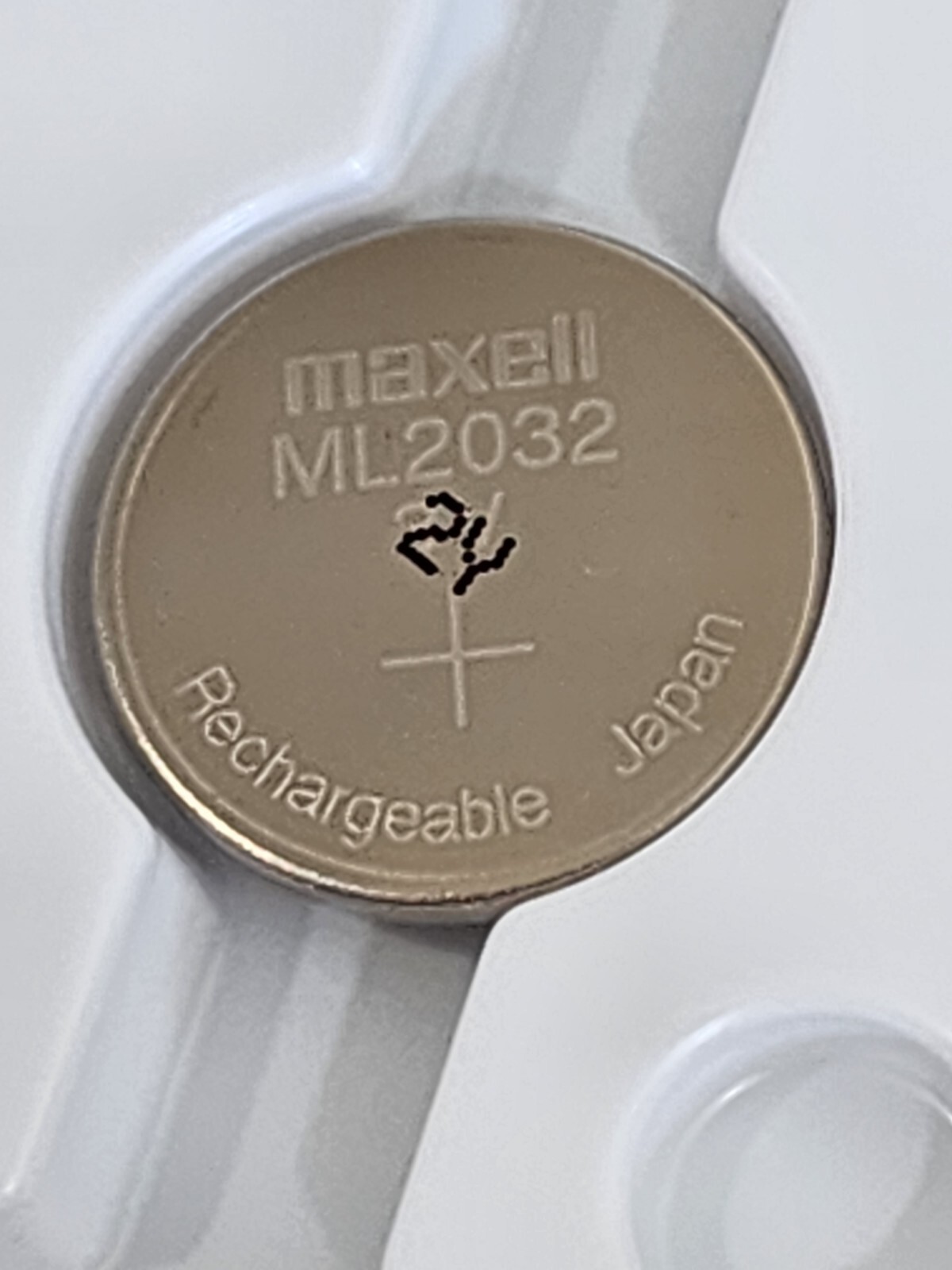 2 pc ML2032 ML 2032 3v RECHARGEABLE LITHIUM BATTERY MANUFACTURED 12/2022