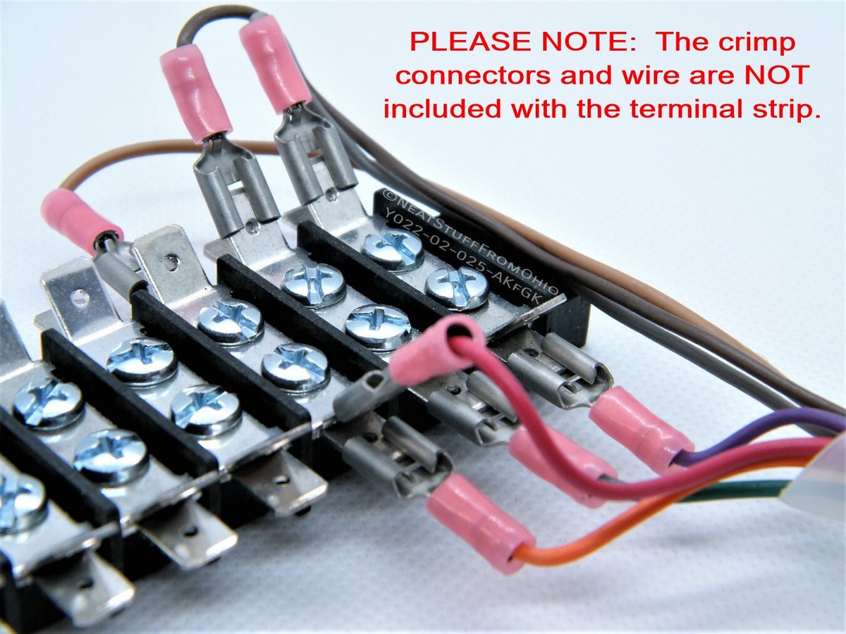 Screw Terminal Strip Block 4-Pack 6 Position S With Cover - 400V 80A ...