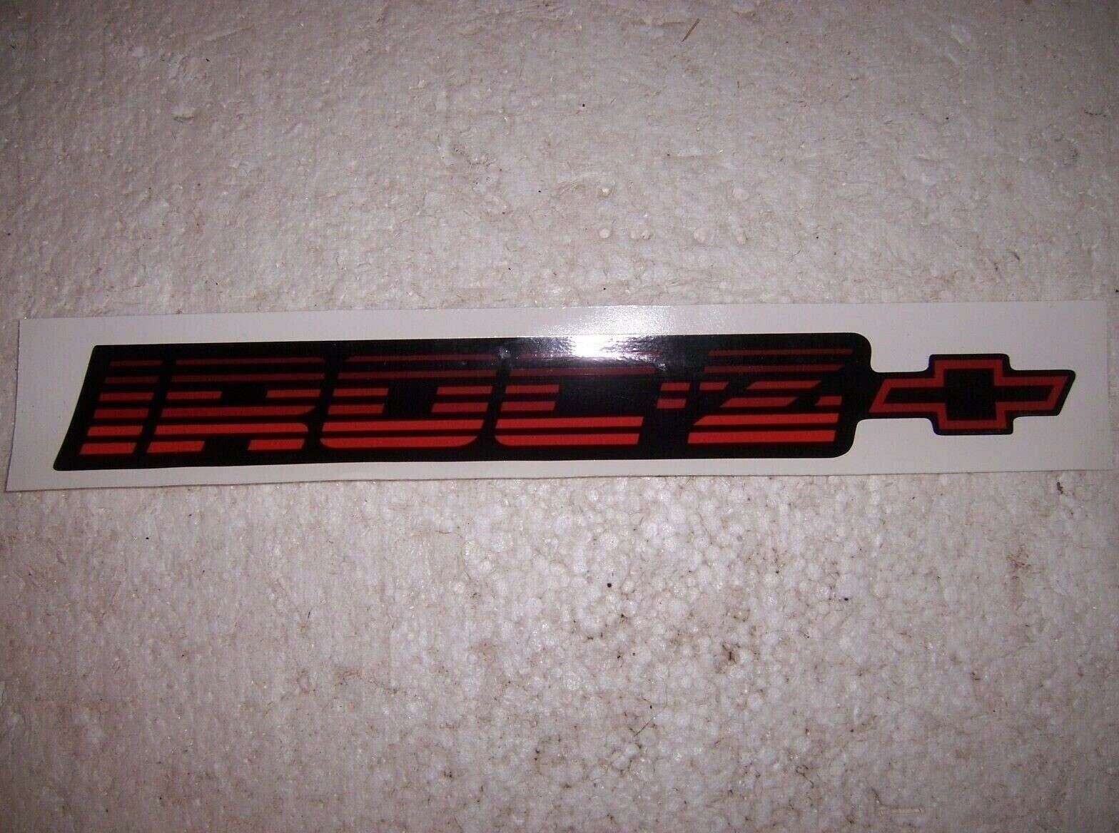 REAR BUMPER DECAL 1988-90 IROC-Z RED/BLACK CIS6065 | eBay