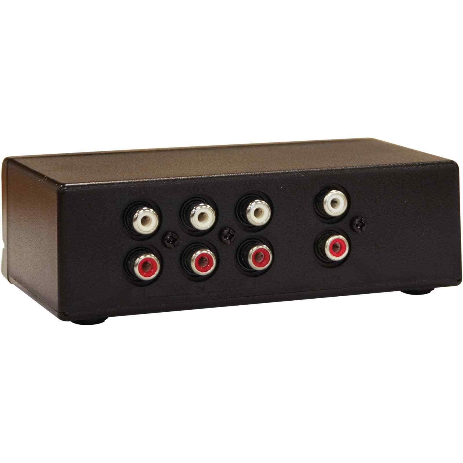 3-Way Stereo Audio Source Selector - Switch between multiple audio ...