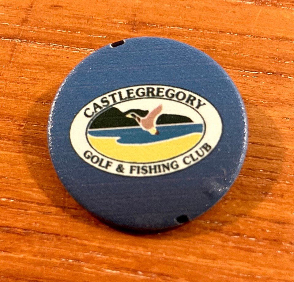 Castlegregory Golf Fishing Club (Ireland) Logo Golf Ball Mark Divot ...