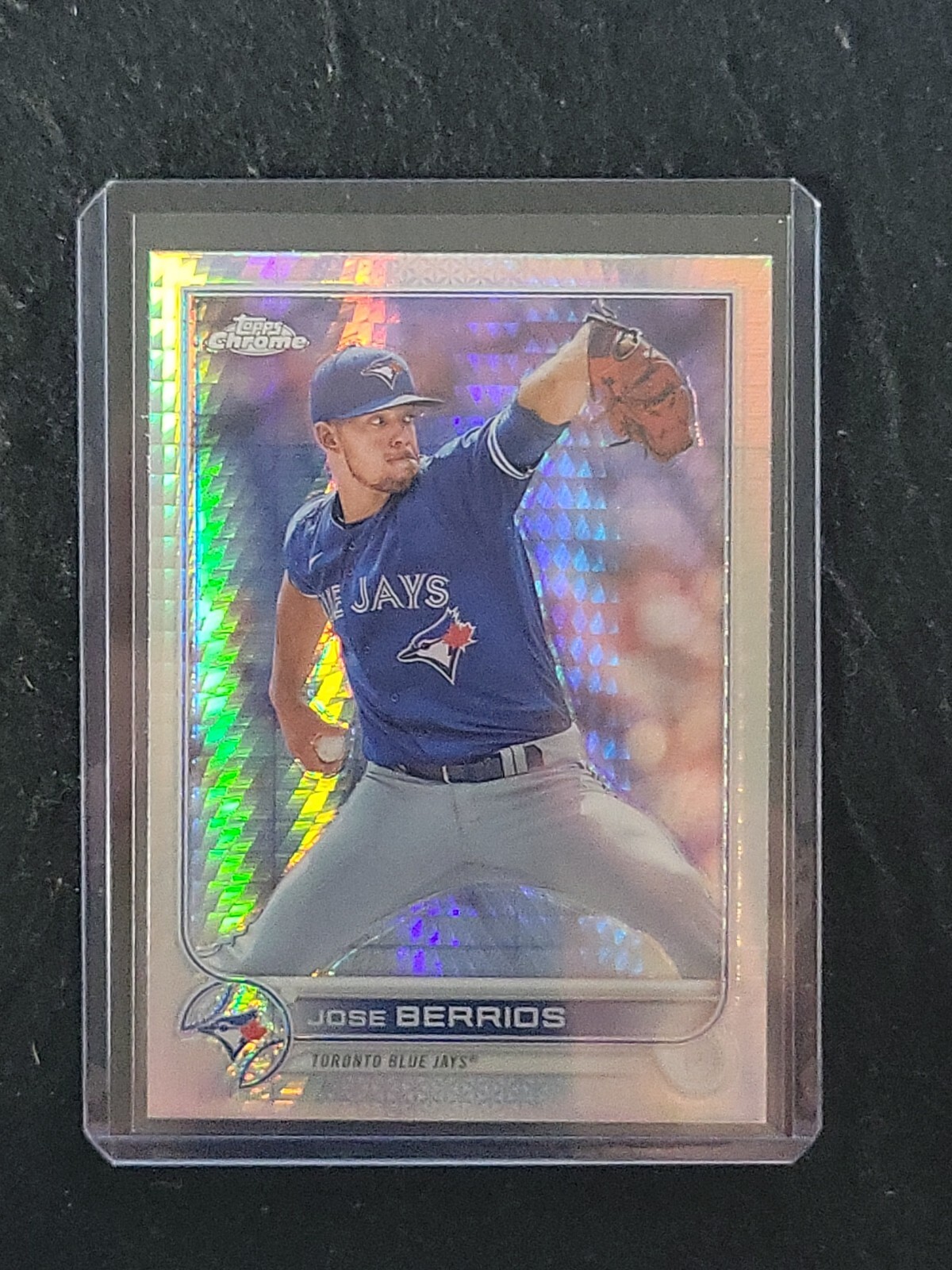 Jose Berrios 2022 Topps Chrome Prism Refractor SP 🔥 Blue Jays 🔥 | eBay