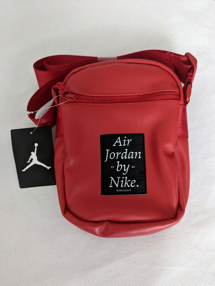 NIKE AIR JORDAN JUMPMAN BACKPACK SLING PREMIUM LAPTOP BLACK GYM RED ...
