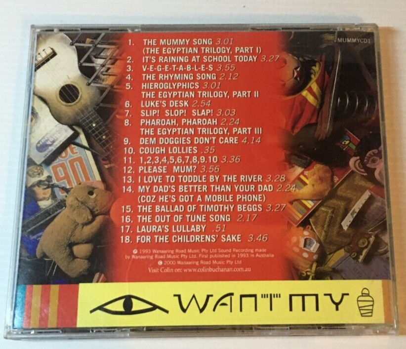 Colin Buchanan - I Want My Mummy - CD (18 Tracks) Comedy Kids Classic ...