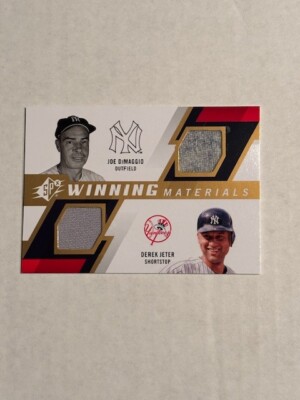 2009 SPx Winning Materials Dual #JD Joe DiMaggio/Derek Jeter | eBay