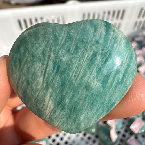 21G Natural amazon /Tianhe Stone Crystal Polished Healing Shape healing ...