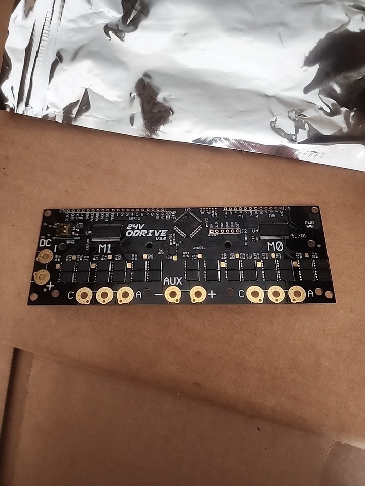 Odrive Robotics V3.6 (NRND) Motor Driver Board 24V- Precision Motor ...