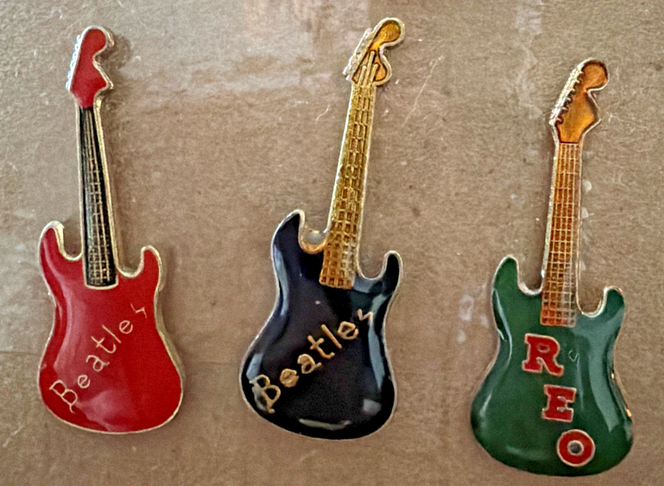 Vintage 1980s Rock Band Enamel Pin Collection 88 Pins AC/DC Def Leppard ...