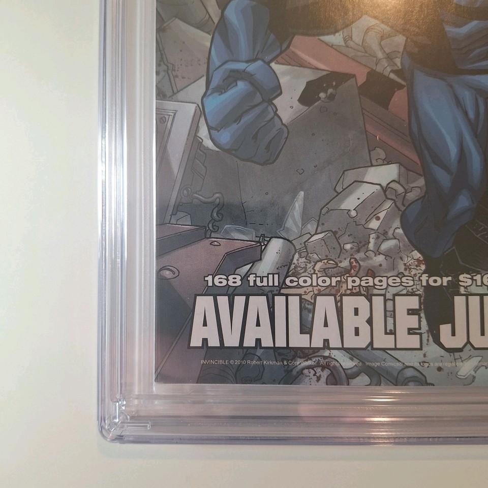 INVINCIBLE RETURNS #1 Black & White Sketch Variant CGC 9.6 Finch VERY ...