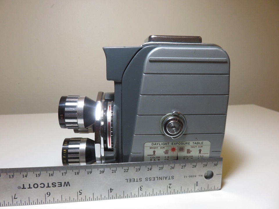 Vintage Mansfield Holiday II 8mm Movie Camera Untested Super Clean | eBay