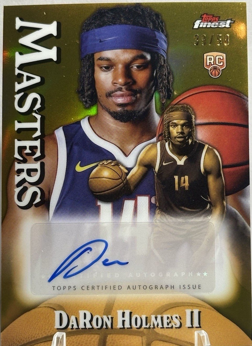 2024-25 Topps Finest - Masters Autographs DaRon Holmes, DaRon Holmes # ...