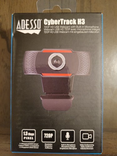 Adesso CyberTrack H3 720p High Definition USB Webcam | eBay