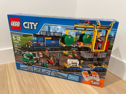 LEGO City Cargo Train (60052) NEW Retired Freight Railroad Electric ...