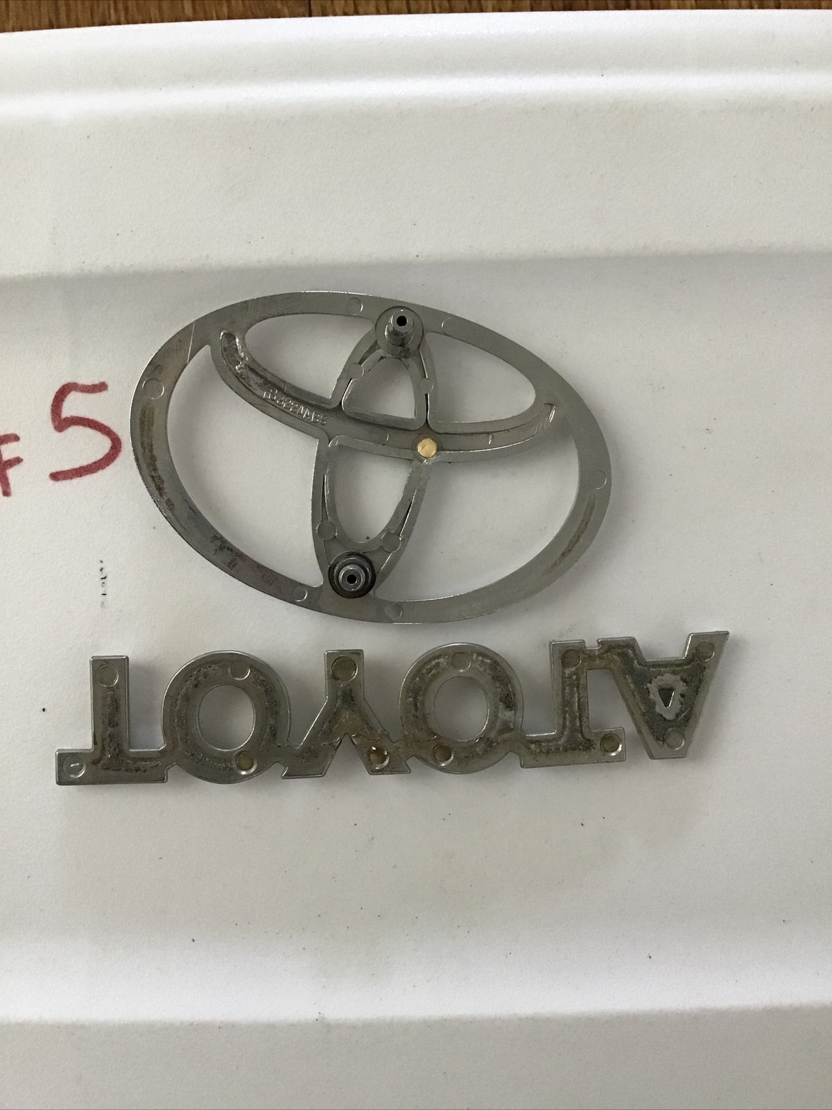 Toyota grill emblem badge decal logos front OEM Genuine Original | eBay