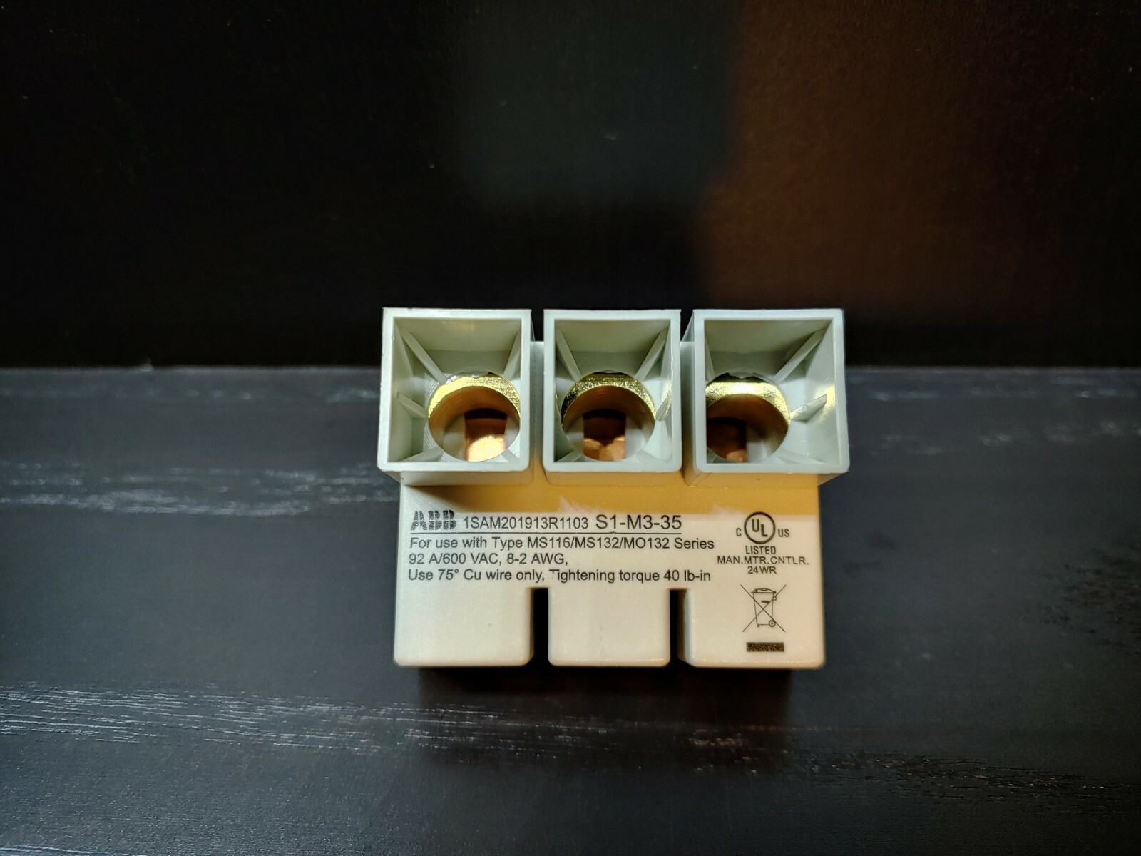 New ABB S1-M3-35 1SAM2019137R1103 Three Phase Power Infeed Block Feeder ...