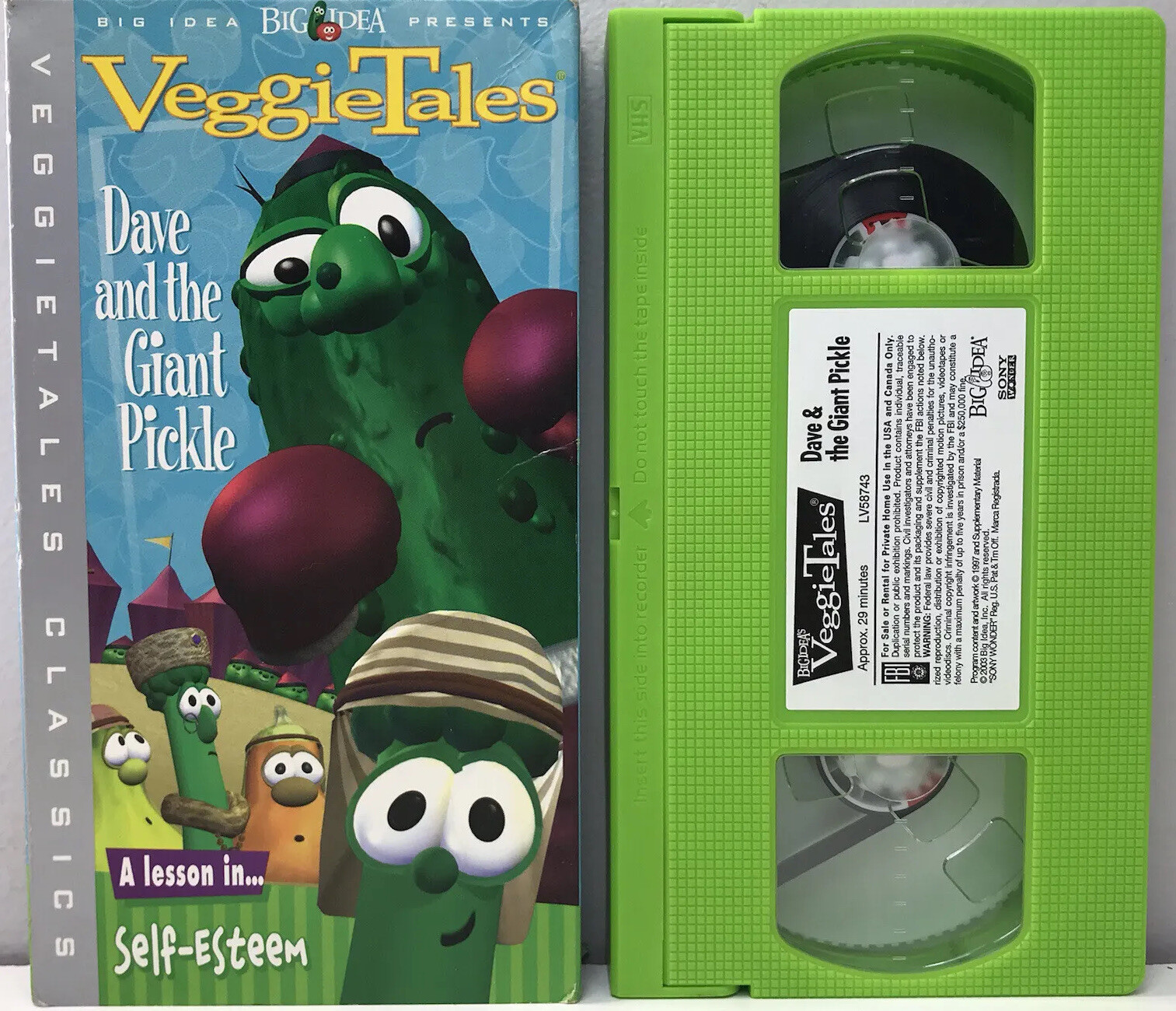 VeggieTales Classics Dave Giant Pickle VHS | Grelly USA