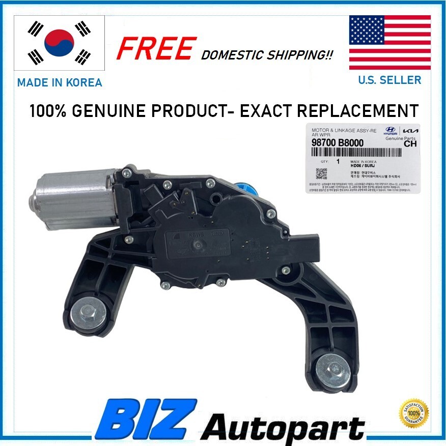 GENUINE⭐REAR MOTOR LINKAGE ASSEMBLY WIPER FOR 2013-2019 SANTA FE ...